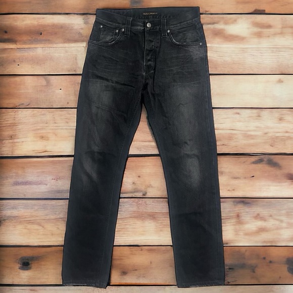 Nudie Jeans | Jeans | Nudie Jeans Sz Is 3 Waist By 32 Length Fade Black ...